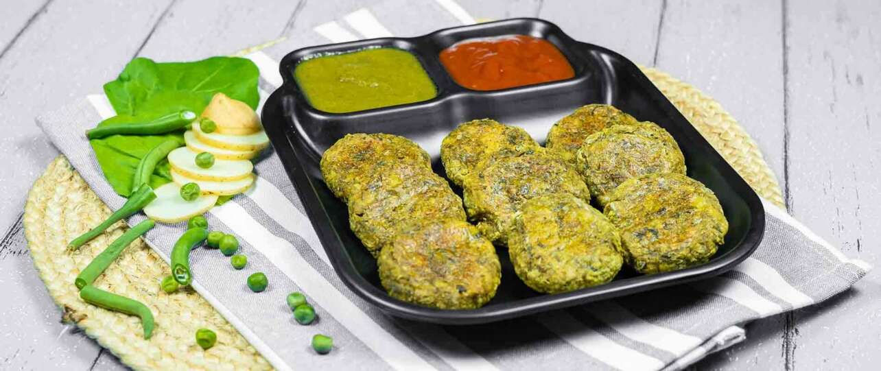 Vegetarian Hara Bhara Kabab: Green Goodness Galore!